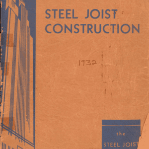 SJI Historical Specification & Load Tables Catalogs - Steel Joist Institute
