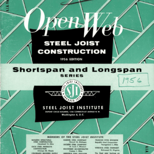 SJI Historical Specification & Load Tables Catalogs - Steel Joist Institute