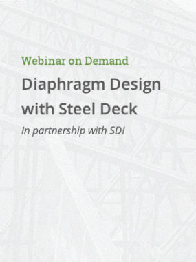 Diaphragm Design with Steel Deck – Steel Joist Institute
